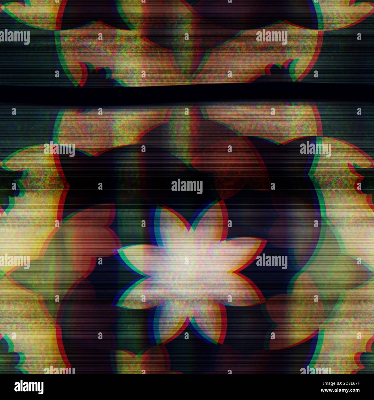 Seamless techno glitch RGB computer monitor noise Stock Photo - Alamy