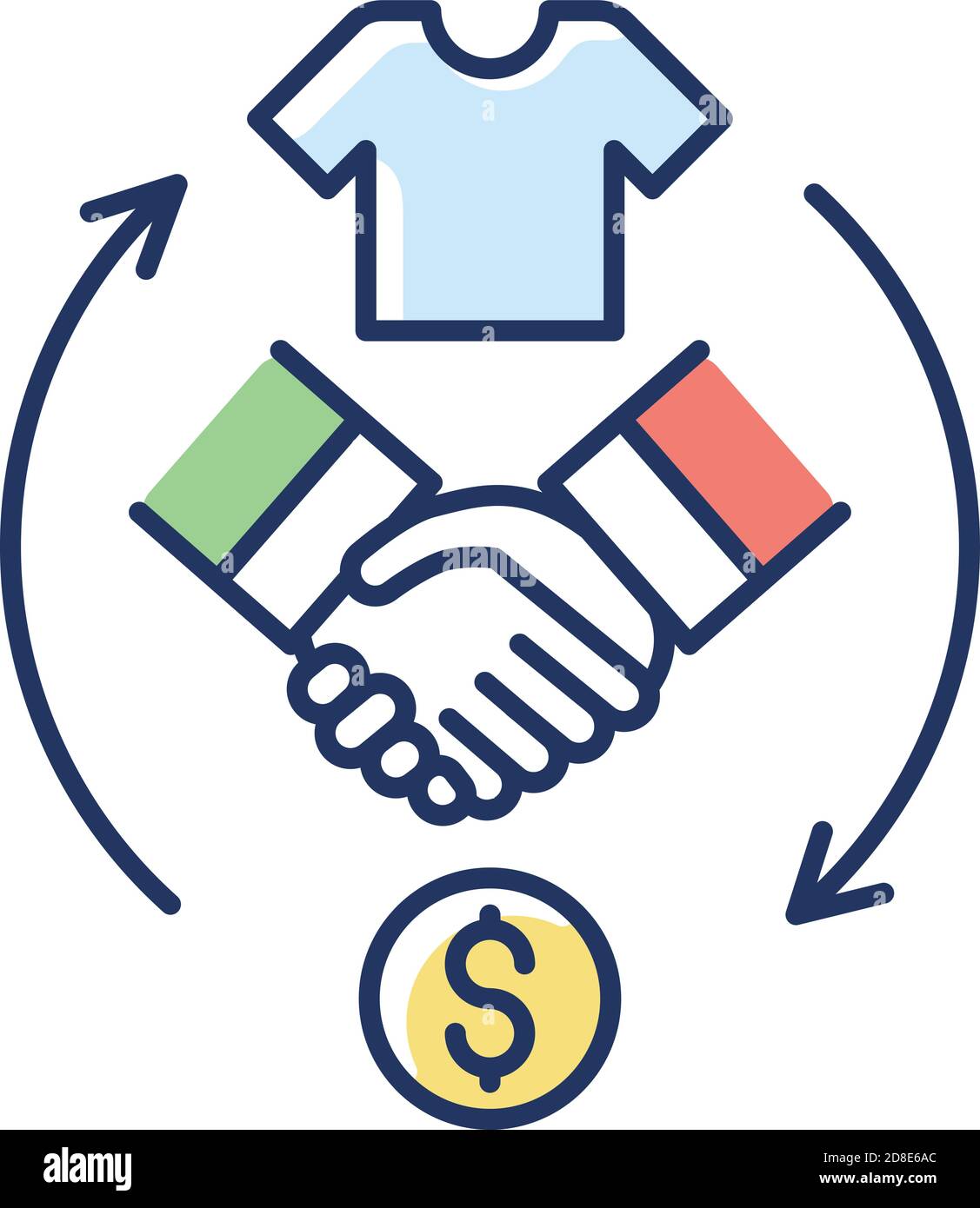 Reseller RGB color icon Stock Vector Image & Art - Alamy