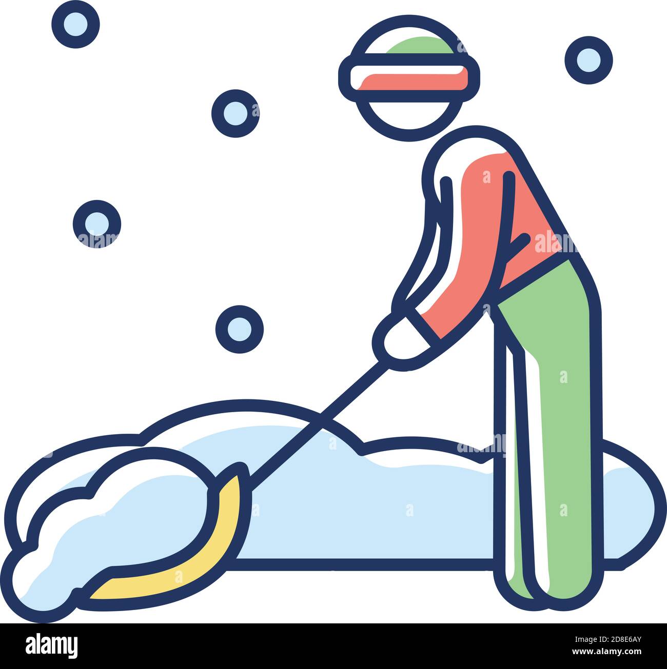 Ice clearing Stock Vector Images - Alamy