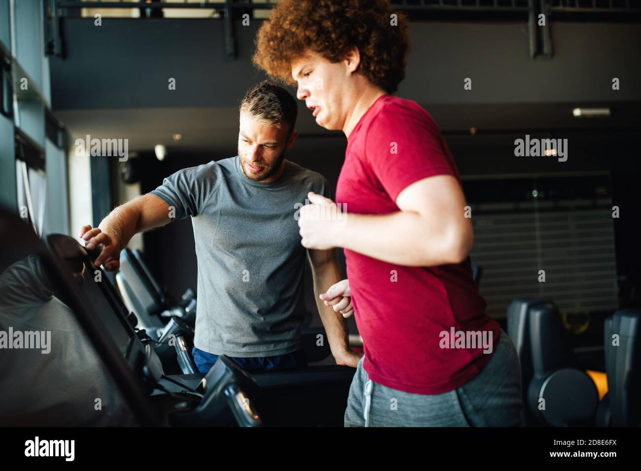 Fat fitness trainer hi-res stock photography and images - Alamy