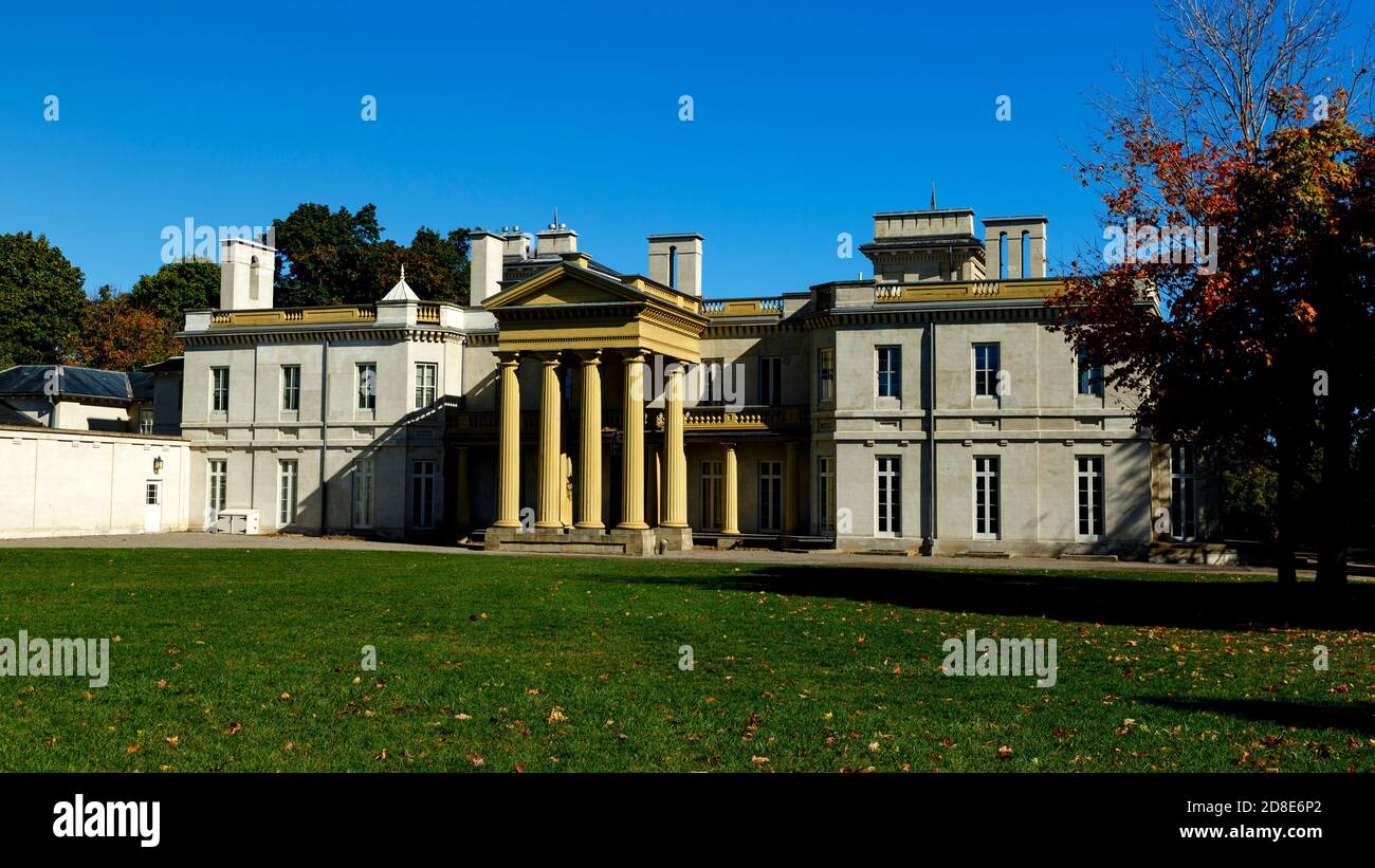 Historic 19th century mansion Dundurn Castle. Hamilton Ontario Canada ...