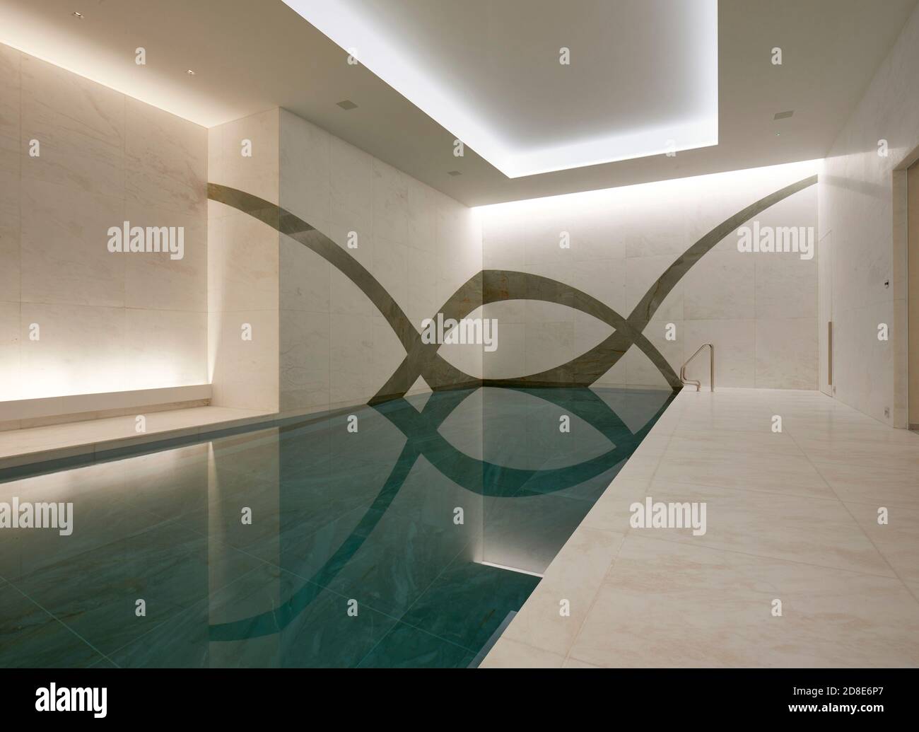 Subterranean swimming pool in prime development. General accommodation ...