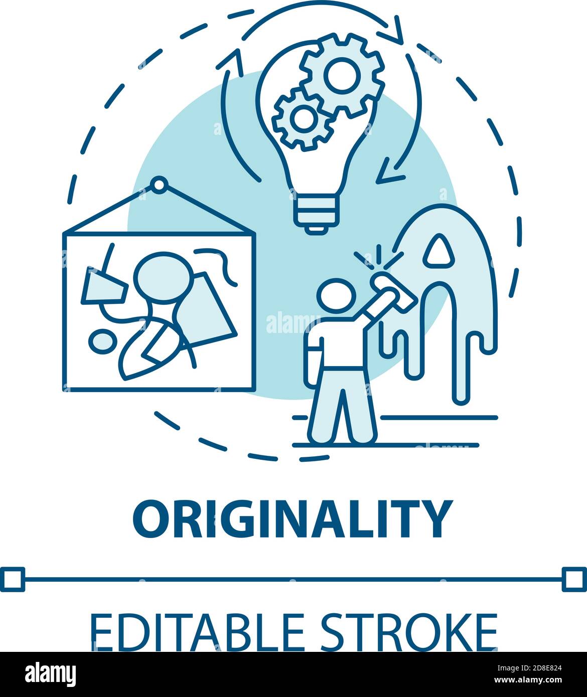 No personality Stock Vector Images - Alamy