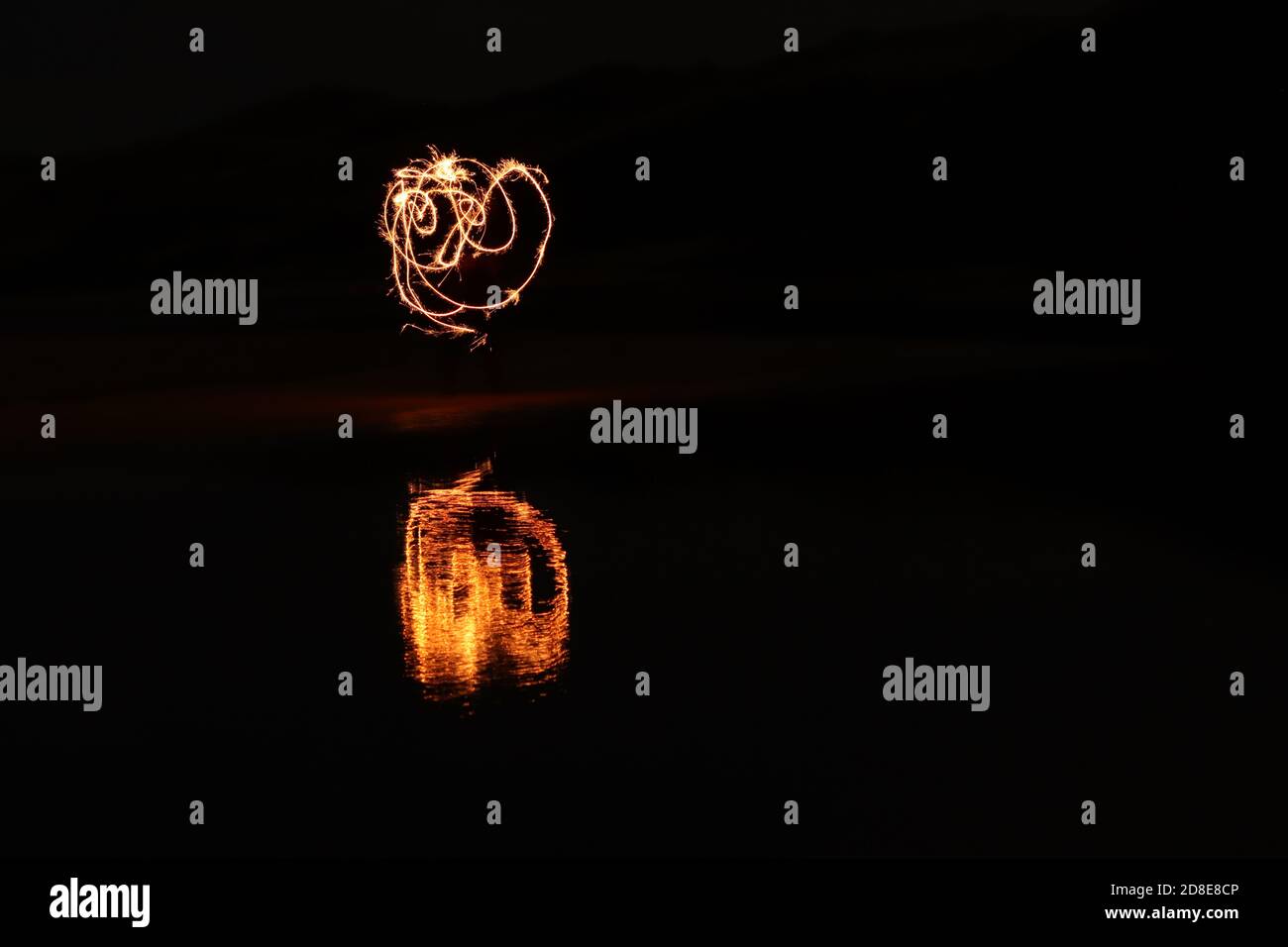 Fire juggling blue sky hi-res stock photography and images - Alamy