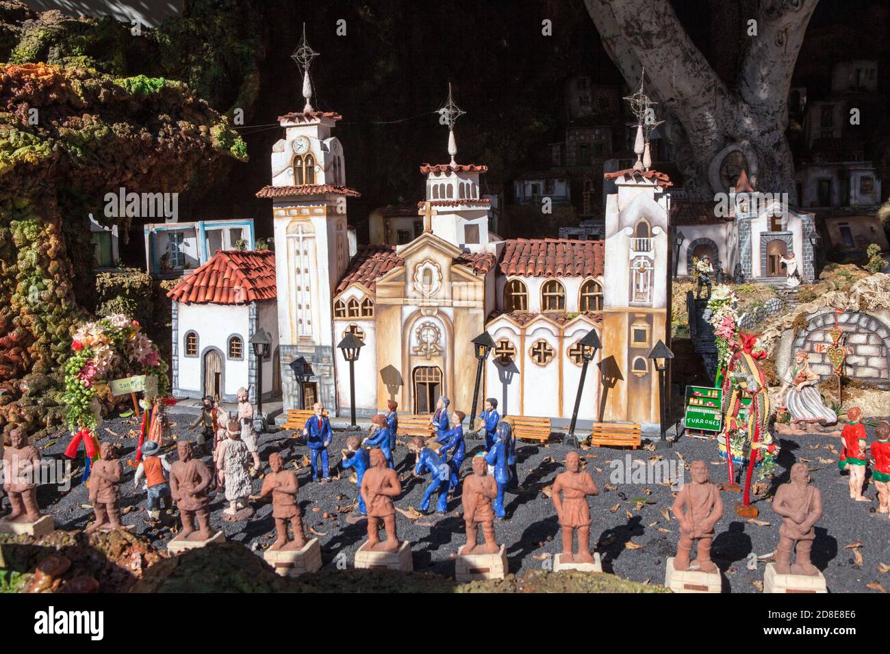 CANDELARIA, TENERIFE, CANARY, SPAIN-CIRCA JAN, 2016: Papier mache ...
