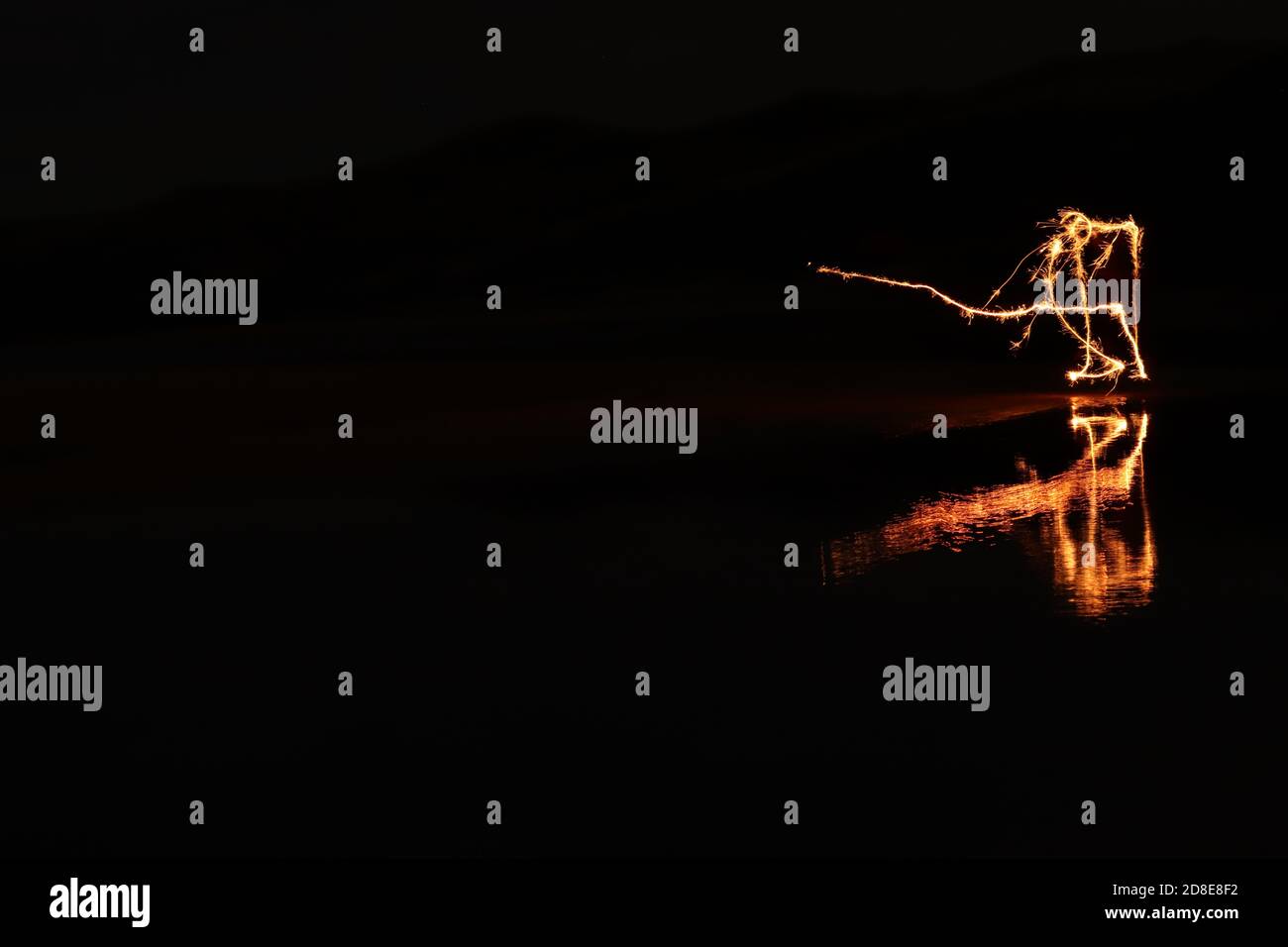 Fire juggling blue sky hi-res stock photography and images - Alamy