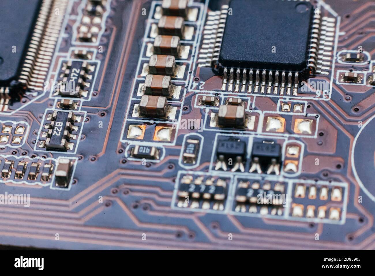 Circuit board repair. Electronic hardware modern technology ...