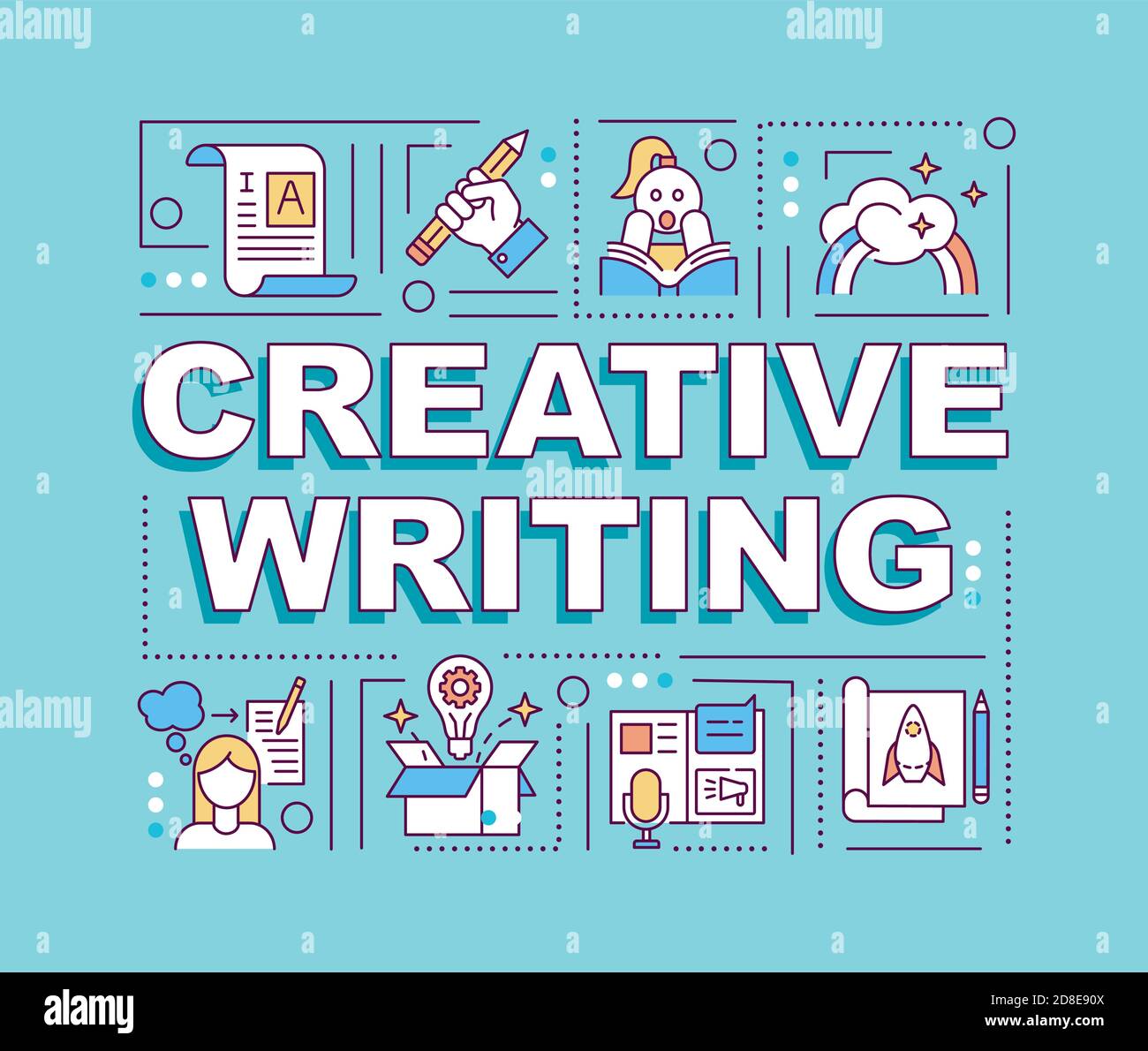 Poem word Stock Vector Images - Alamy