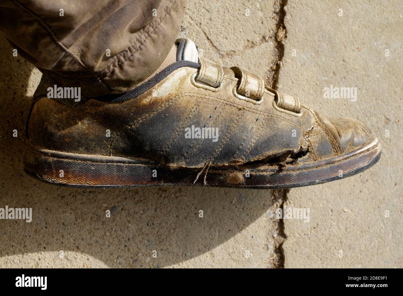 Broken shoes hi-res stock photography and images - Alamy