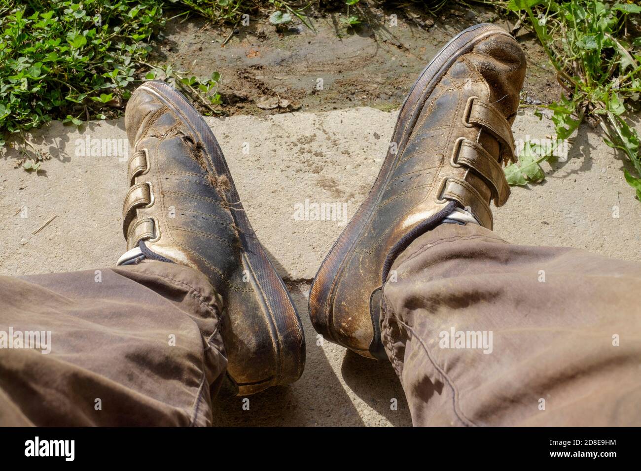 Worn out sneakers hi-res stock photography and images - Alamy