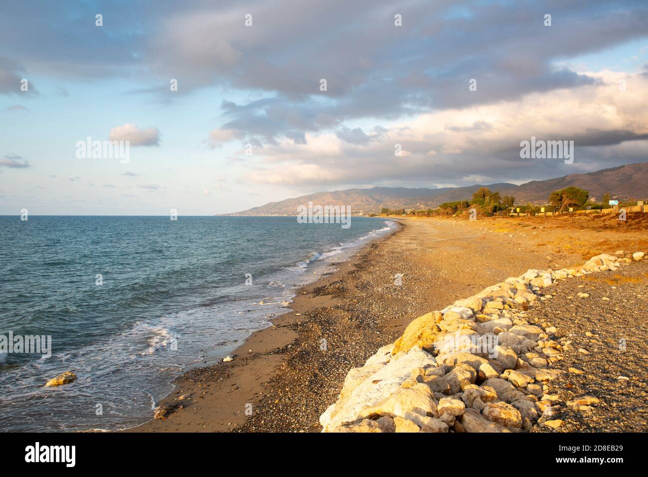 Sunset near Limni Pier, Argaka, Paphos District, Cyprus Stock Photo - Alamy