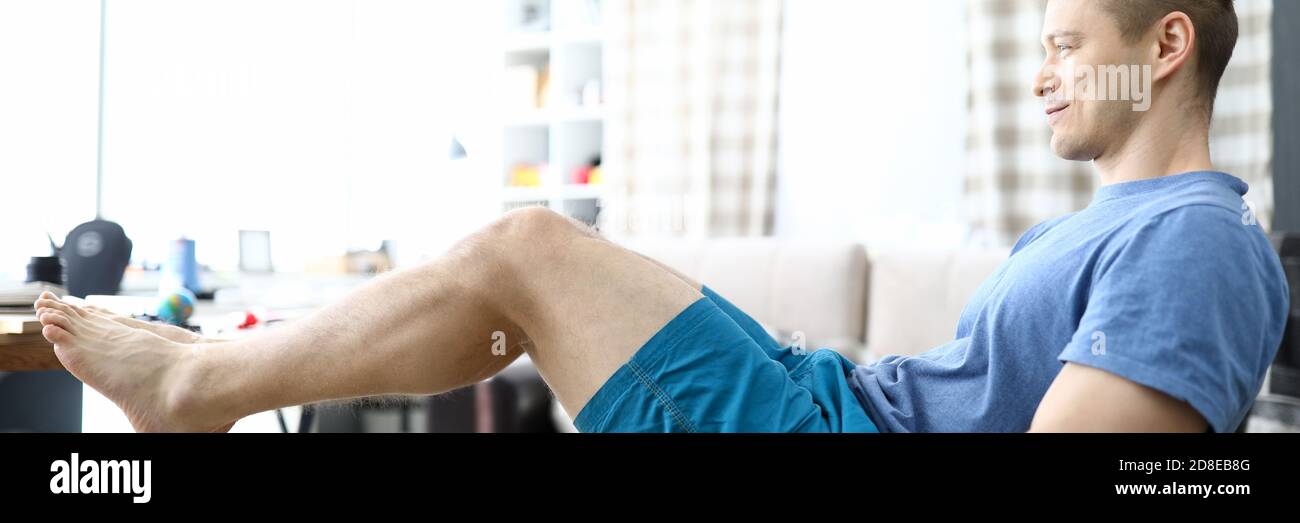 Attractive male on isolation Stock Photo - Alamy