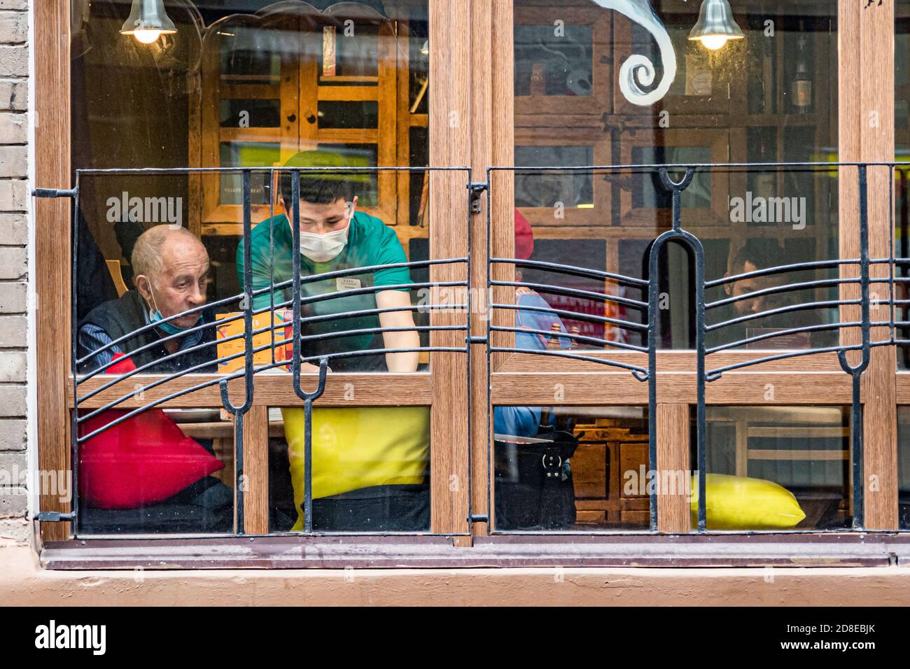 Russia, Moscow. A cafe Stock Photo - Alamy