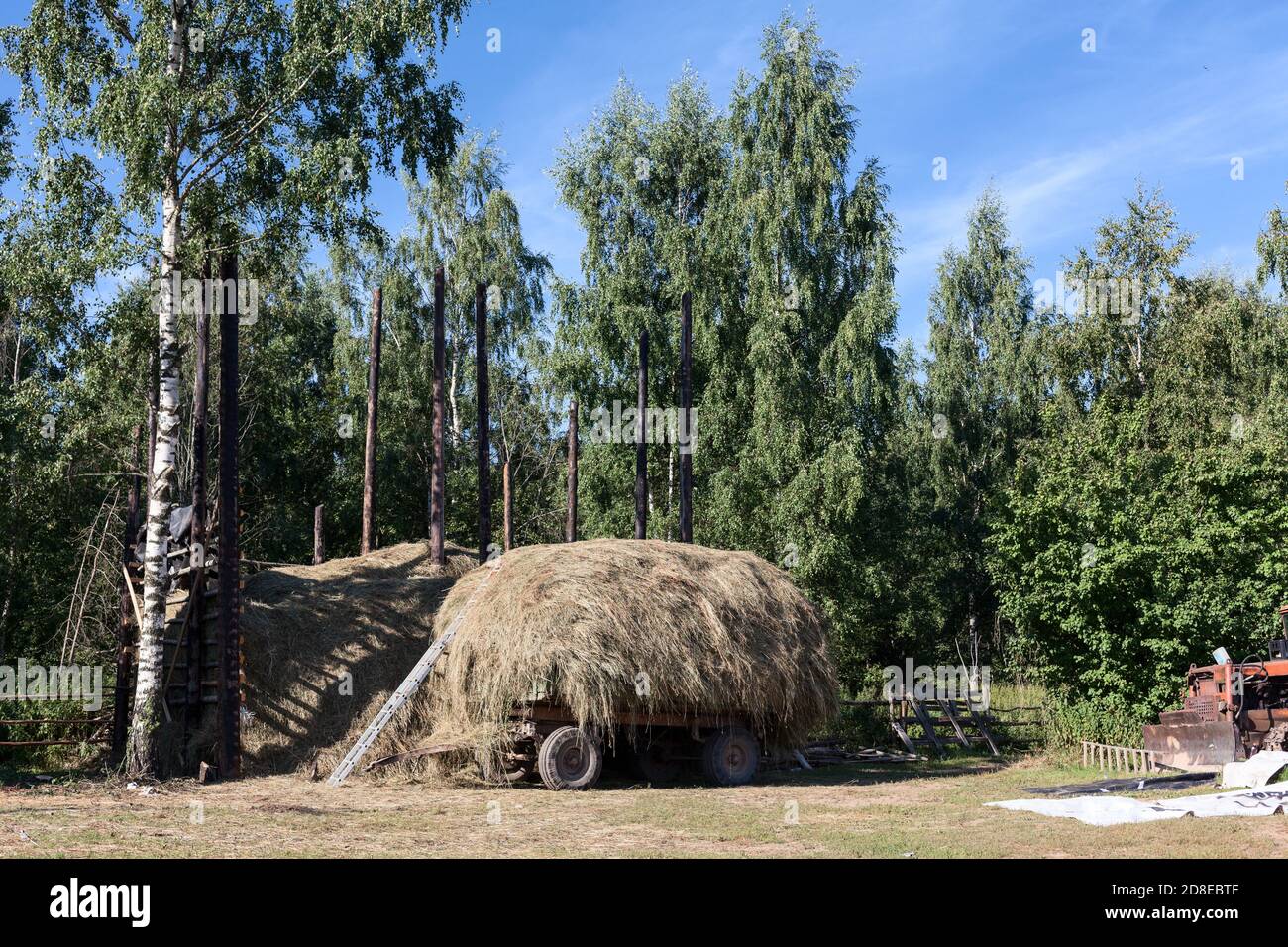 Haystack In A Cart High Resolution Stock Photography and Images - Alamy