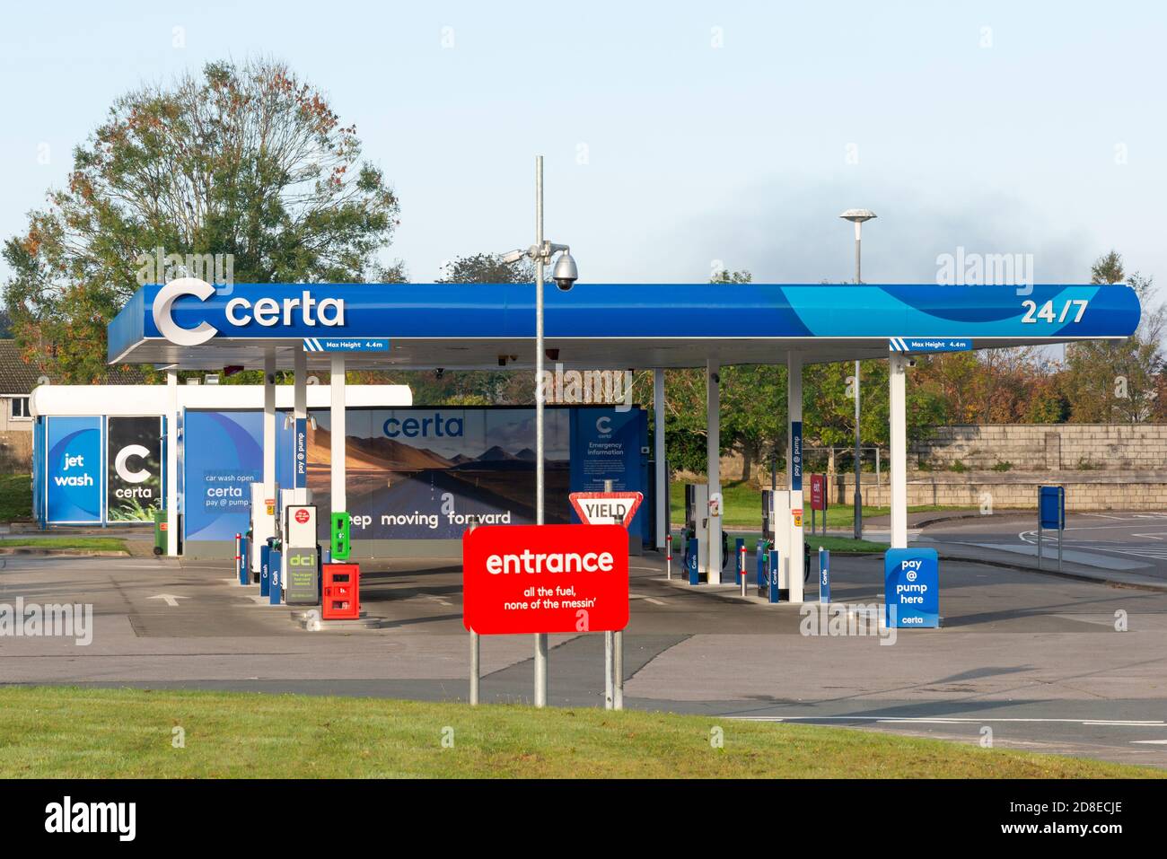 Certa filling station by DCC Plc or gas station or petrol station pay ...