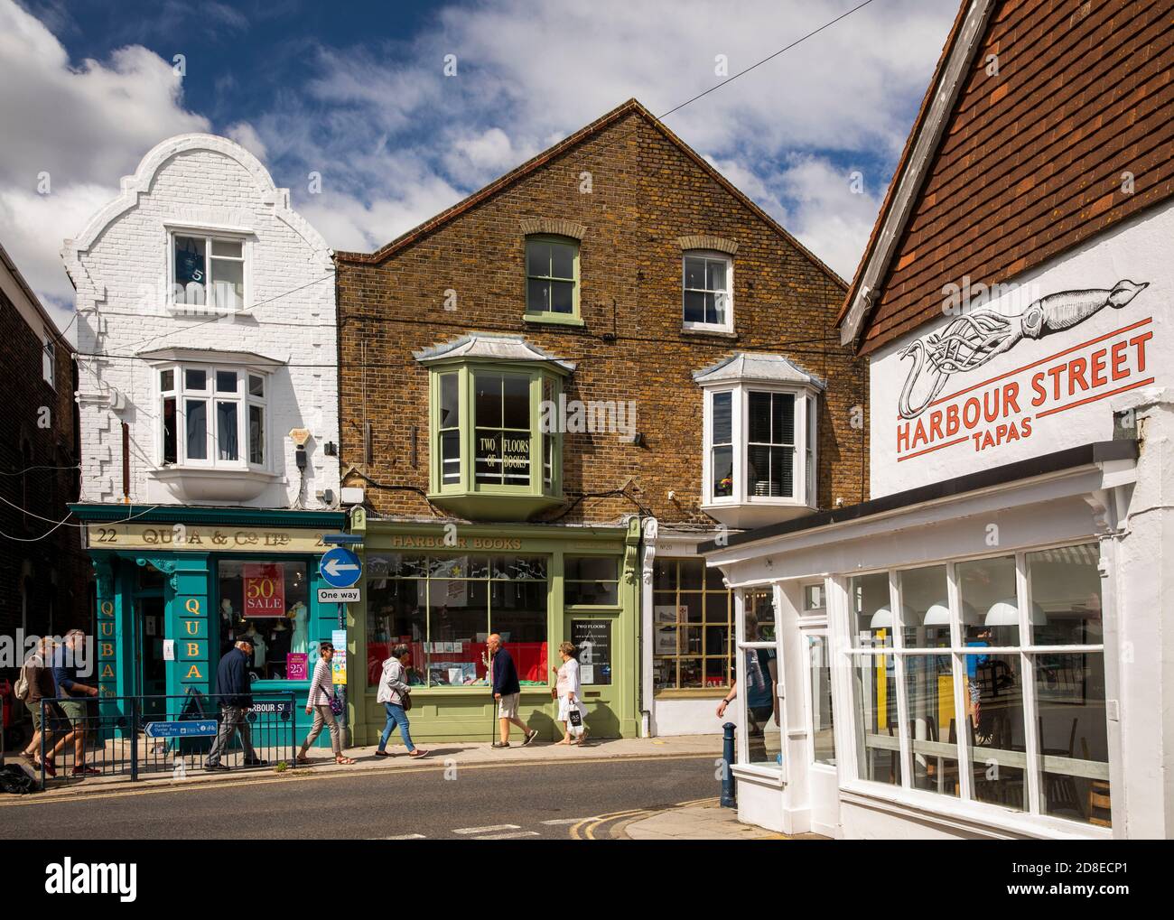 Harbour Street Shops In Whitstable High Resolution Stock Photography ...