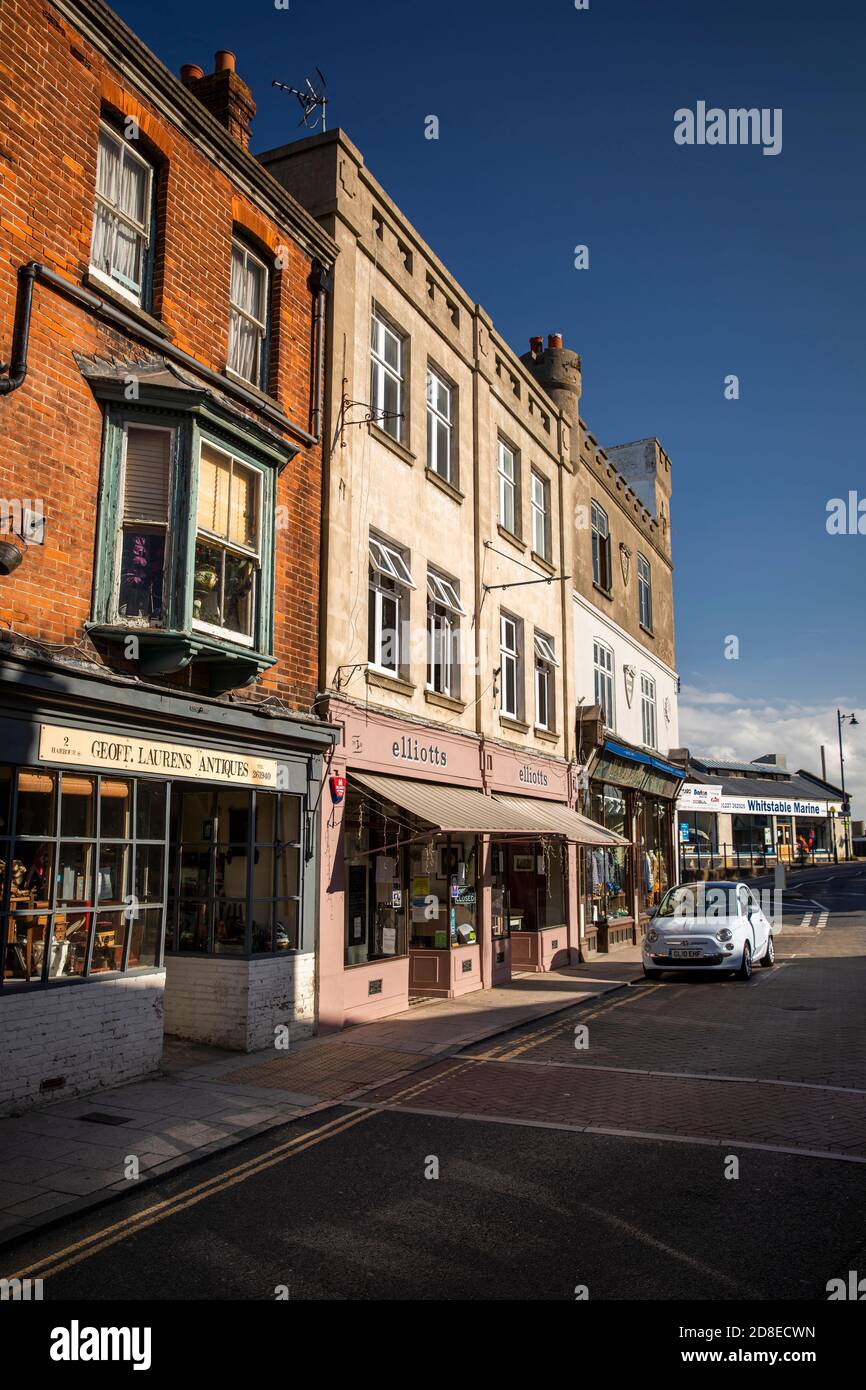 Harbour Street Shops In Whitstable High Resolution Stock Photography ...