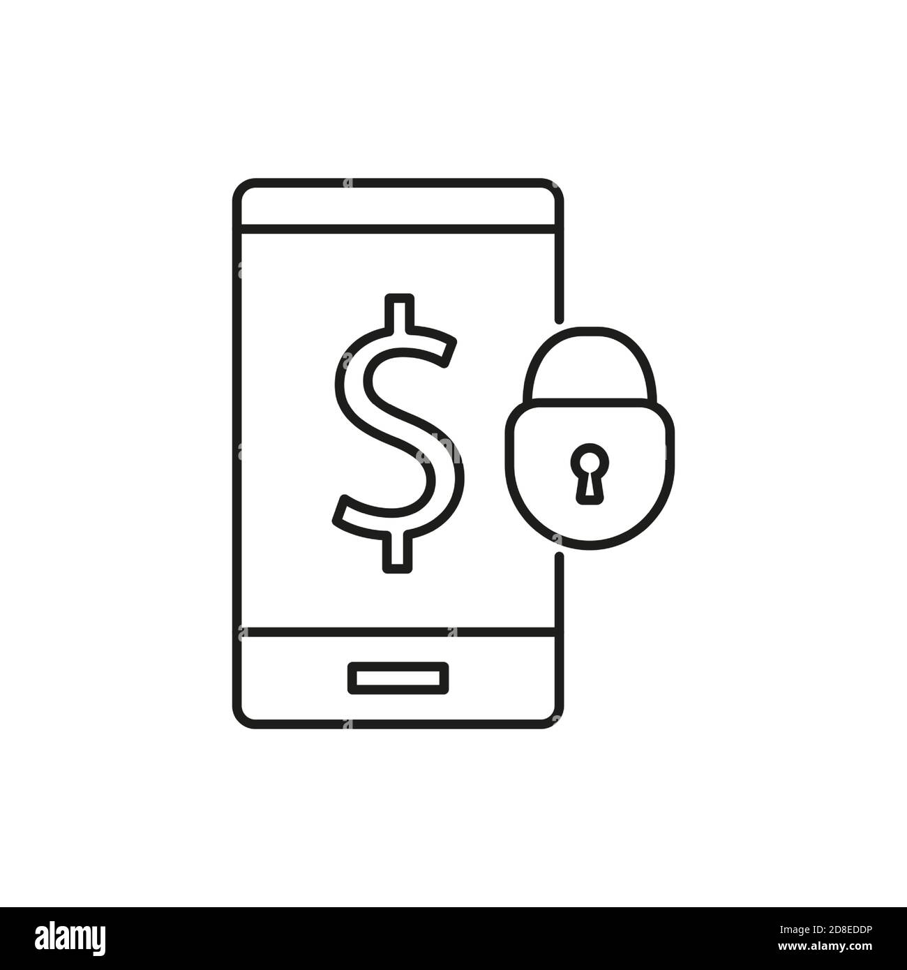 Money transfer smartphone bank Black and White Stock Photos & Images ...