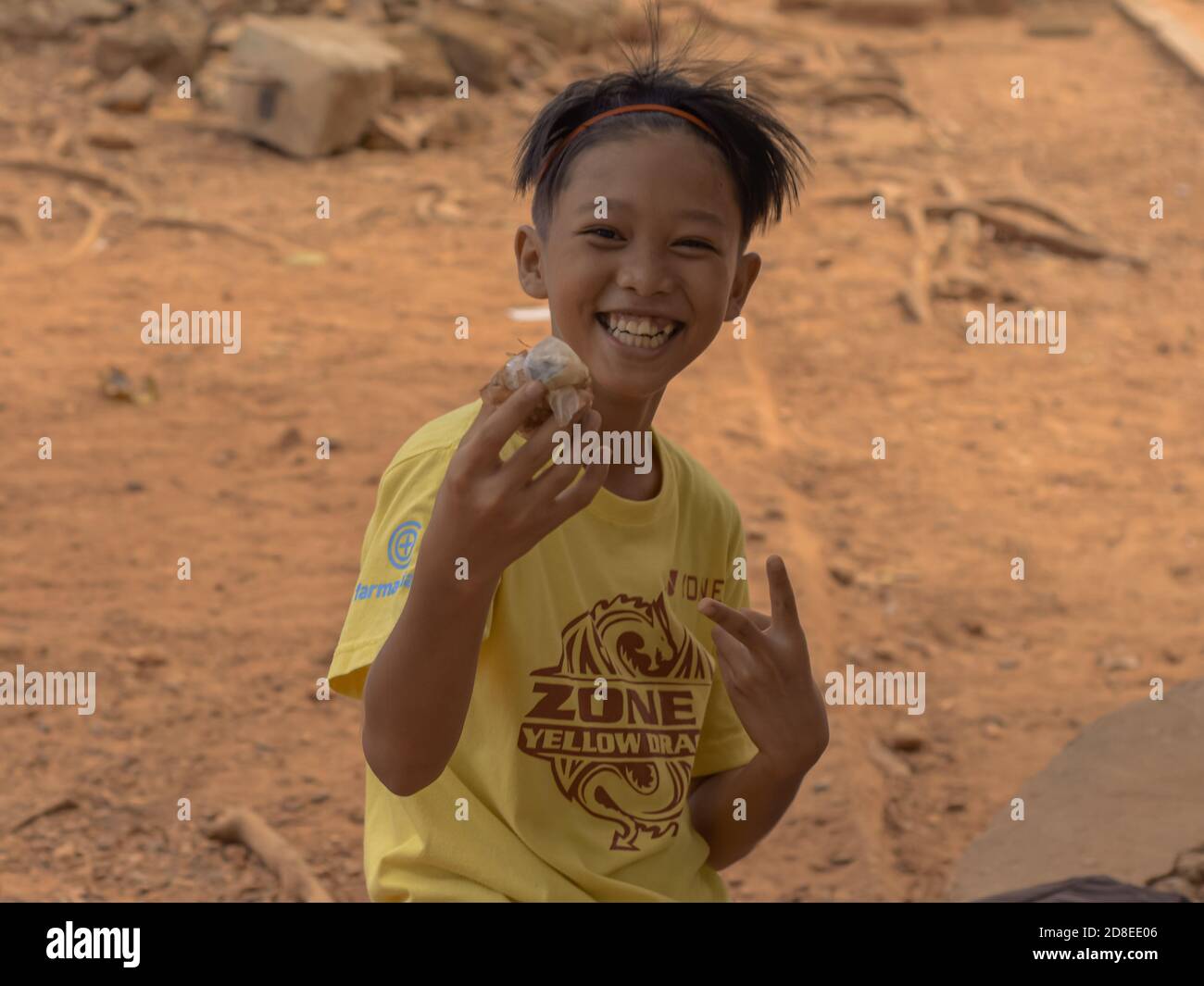 childrens enjoying playtime at shcool in Palawan, Port Barton ...