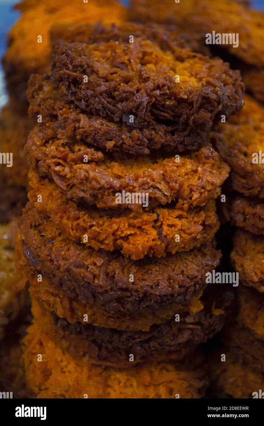 Vertical shot of typical sweet Mexican cocadas Stock Photo - Alamy