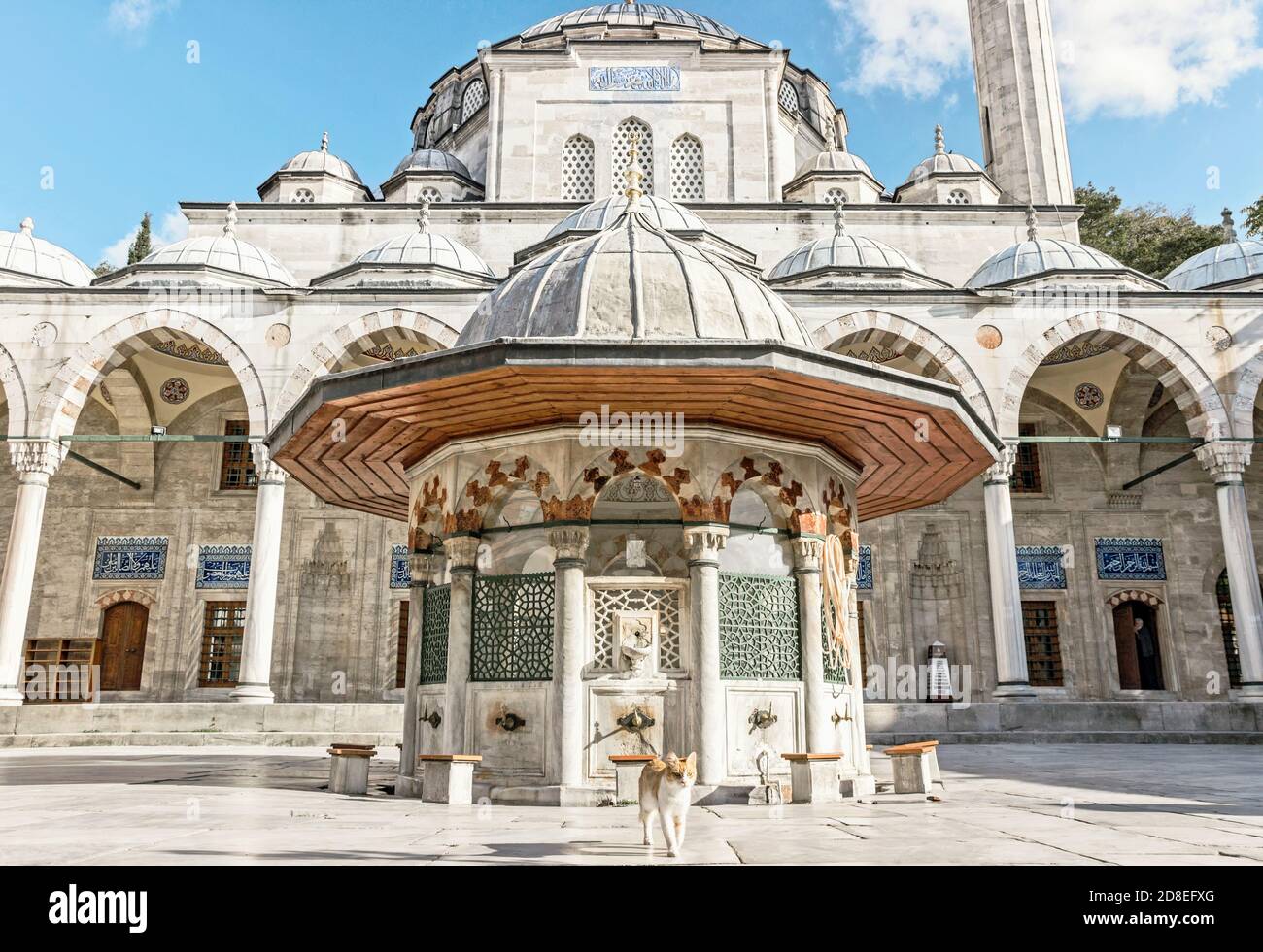 Architecture at Sokollu Mehmed Pasha Mosque in Istanbul Stock Photo - Alamy