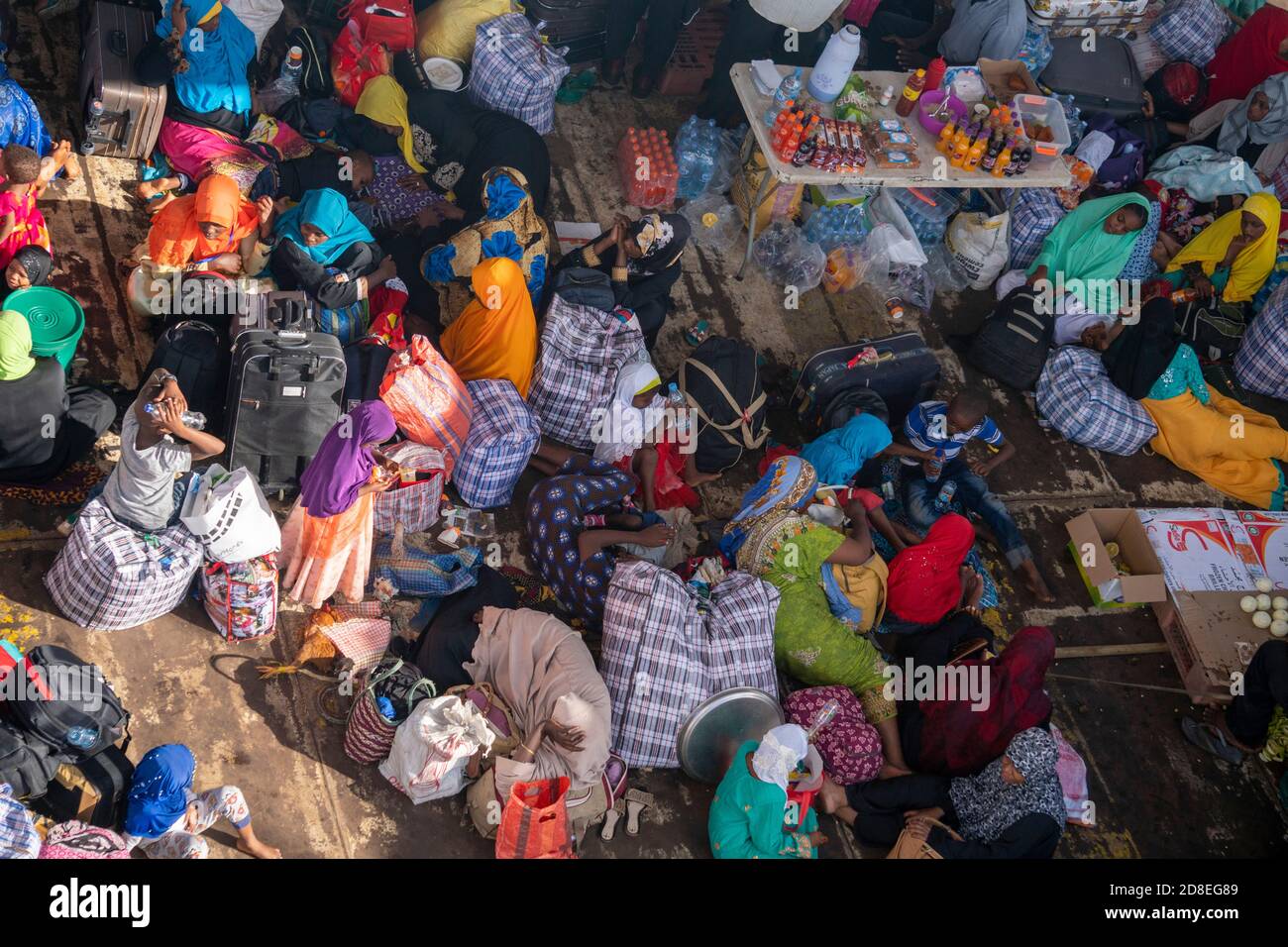 ZANZIBAR, TANZANIA - 5 JANUARY 2020: Ferry from Stone Town to Pemba ...