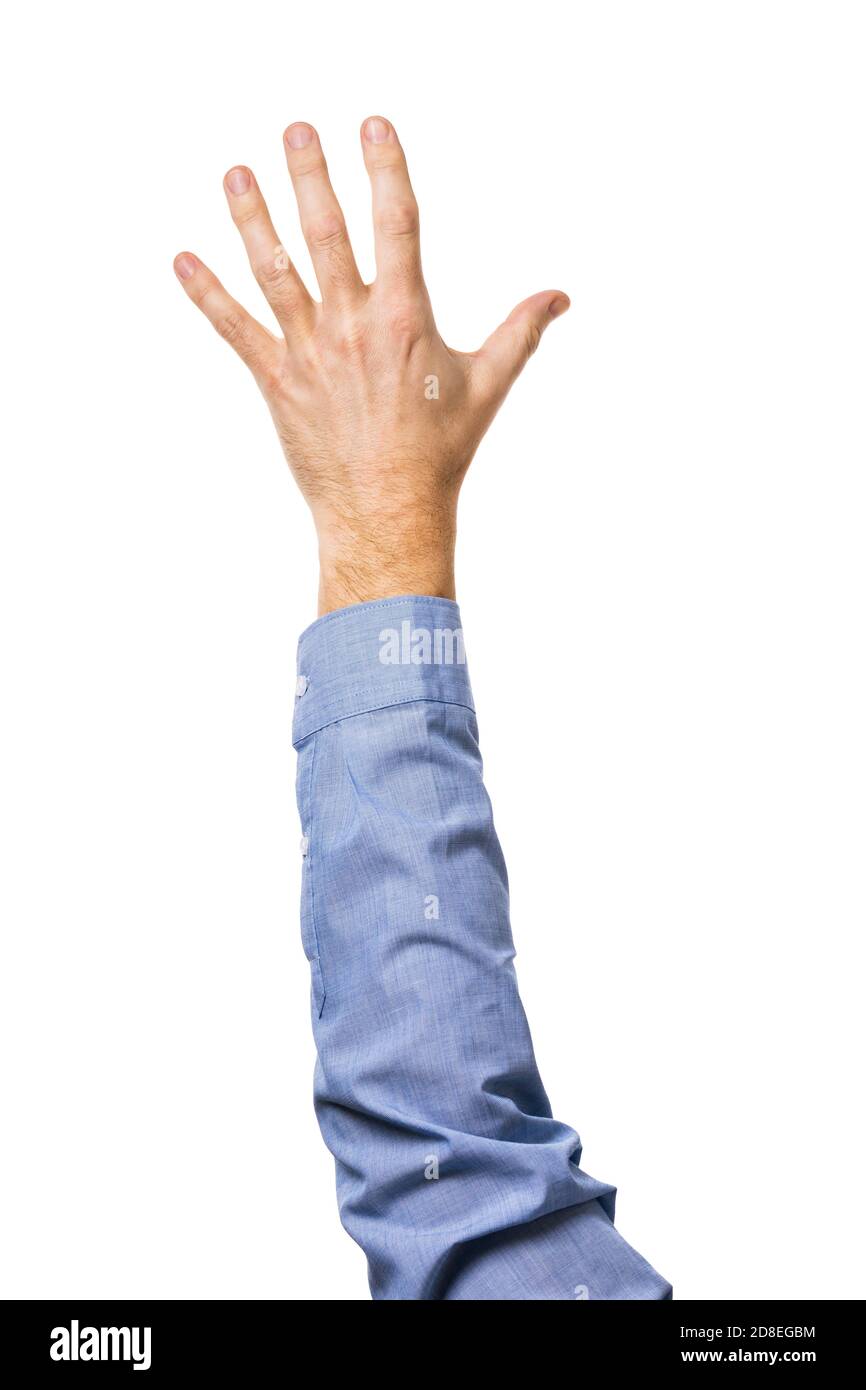 Left hand palm up hi-res stock photography and images - Alamy