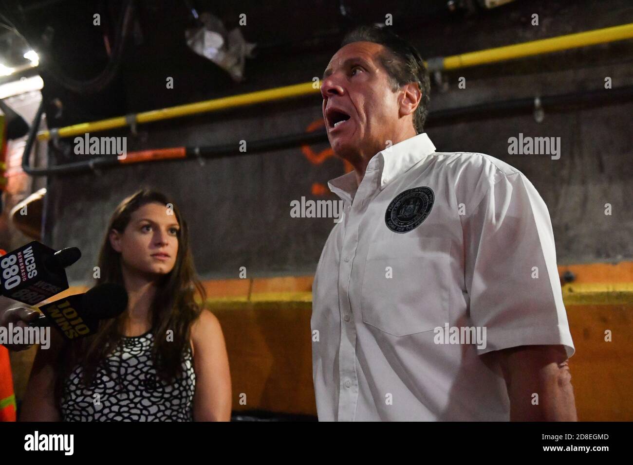 Gov. Andrew Cuomo with his daughter Cara Kennedy-Cuomo tour the ...