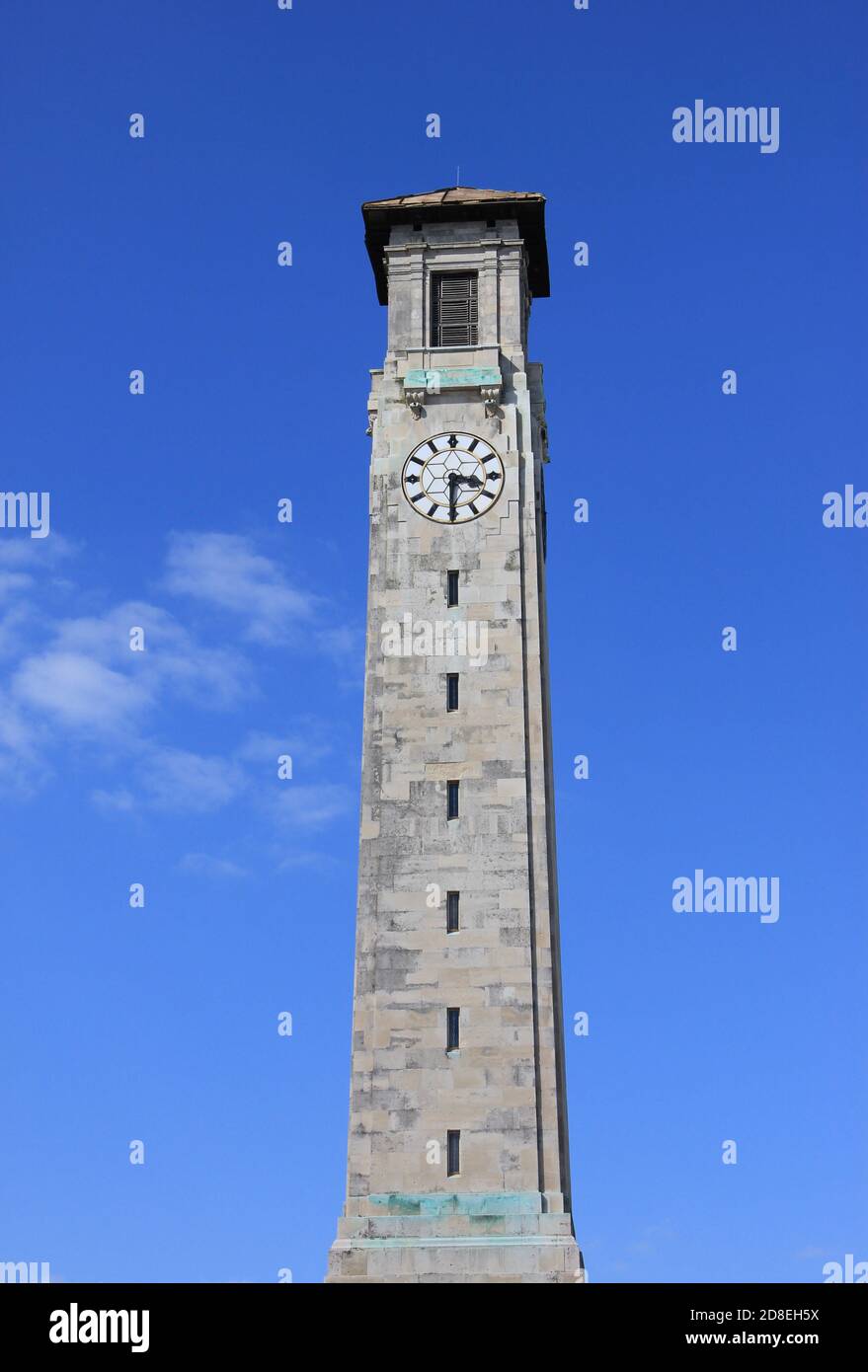 Photograph of the clock tower of Southampton Civic Centre Stock Photo ...
