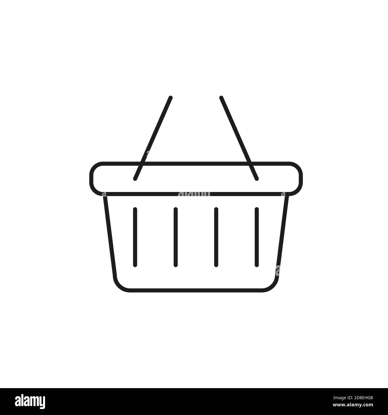 basket icon element of e-commerce icon for mobile concept and web apps ...