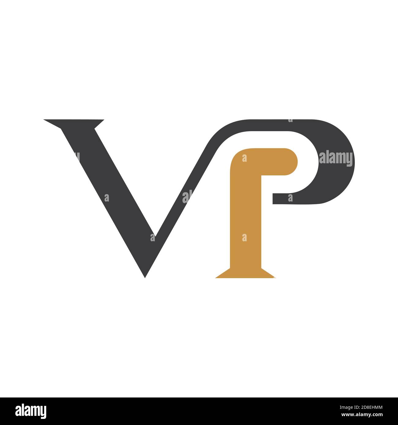 Initial letter vp logo or pv logo vector design template Stock Vector ...
