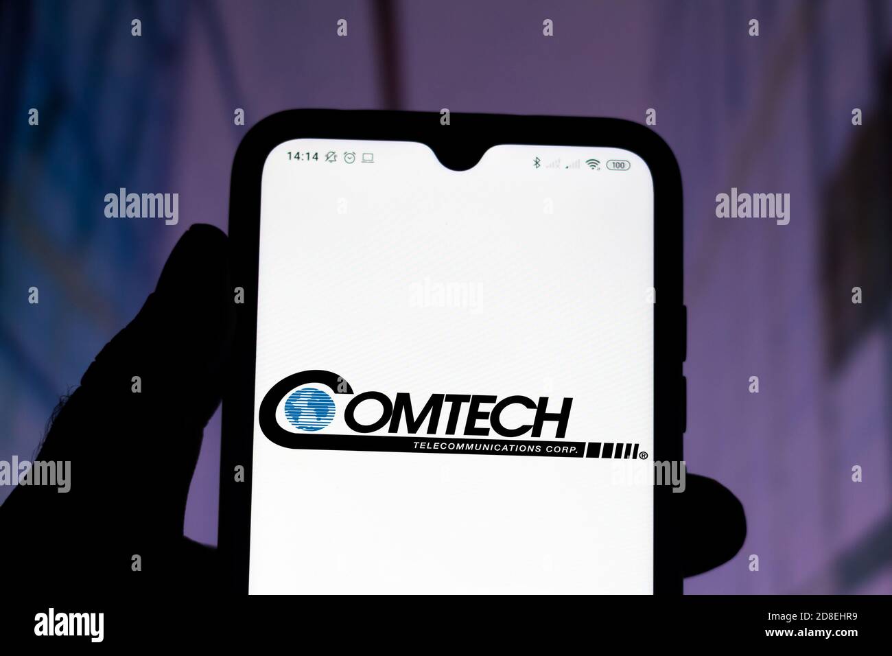 Brazil. 19th Aug, 2020. In this photo illustration the Comtech ...