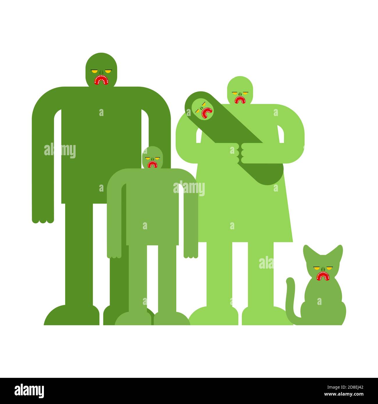 Monster parents Stock Vector Images - Alamy