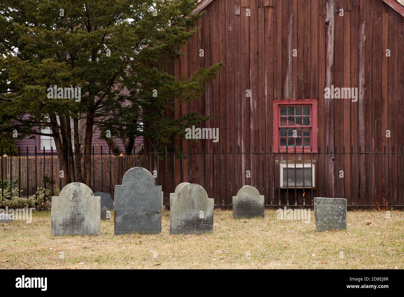 Salem witch trials memorial site hi-res stock photography and images ...