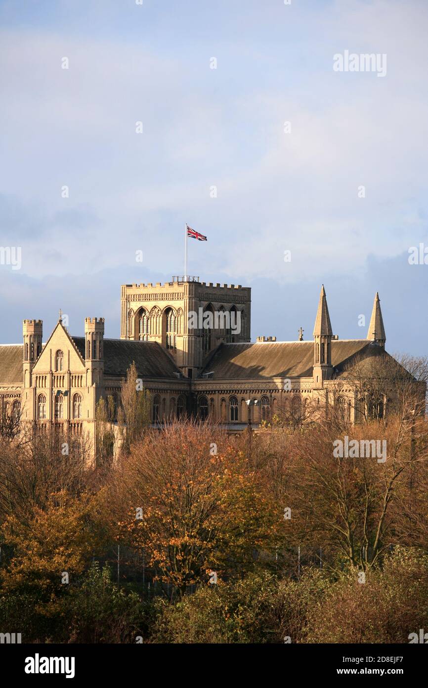 Autumn view of Peterborough Cathedral, Peterborough City ...