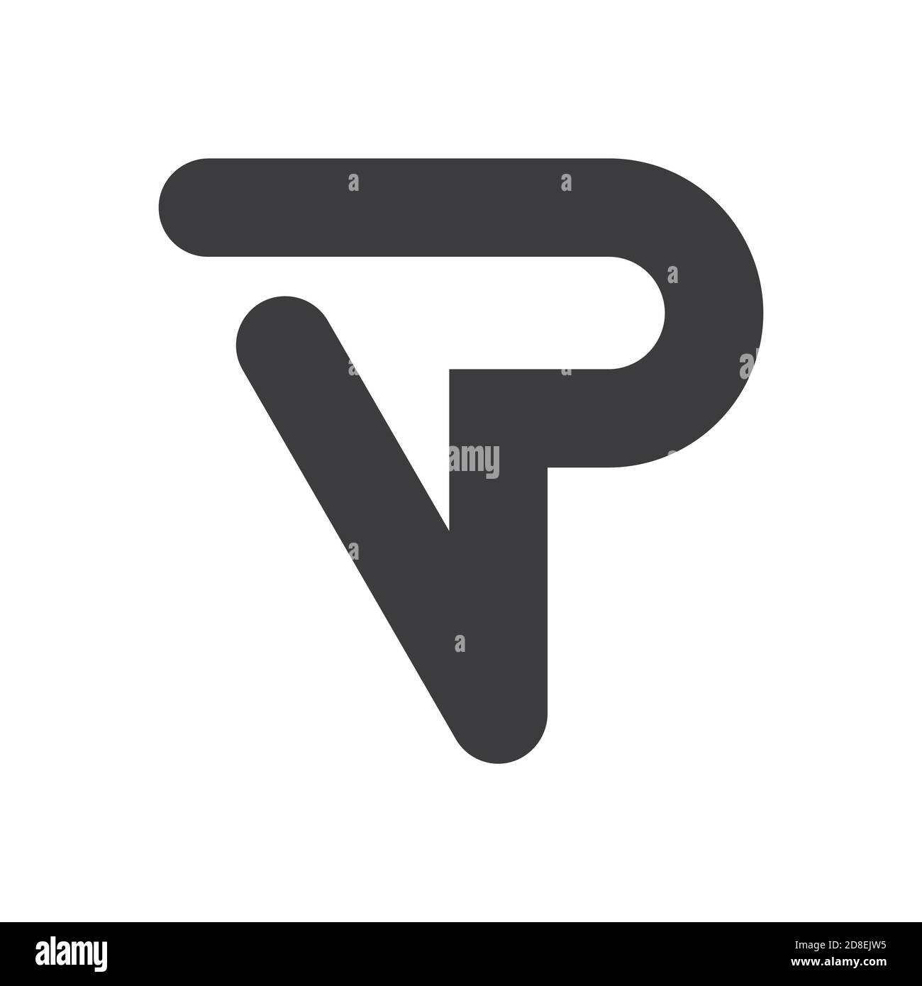 Initial letter vp logo or pv logo vector design template Stock Vector ...