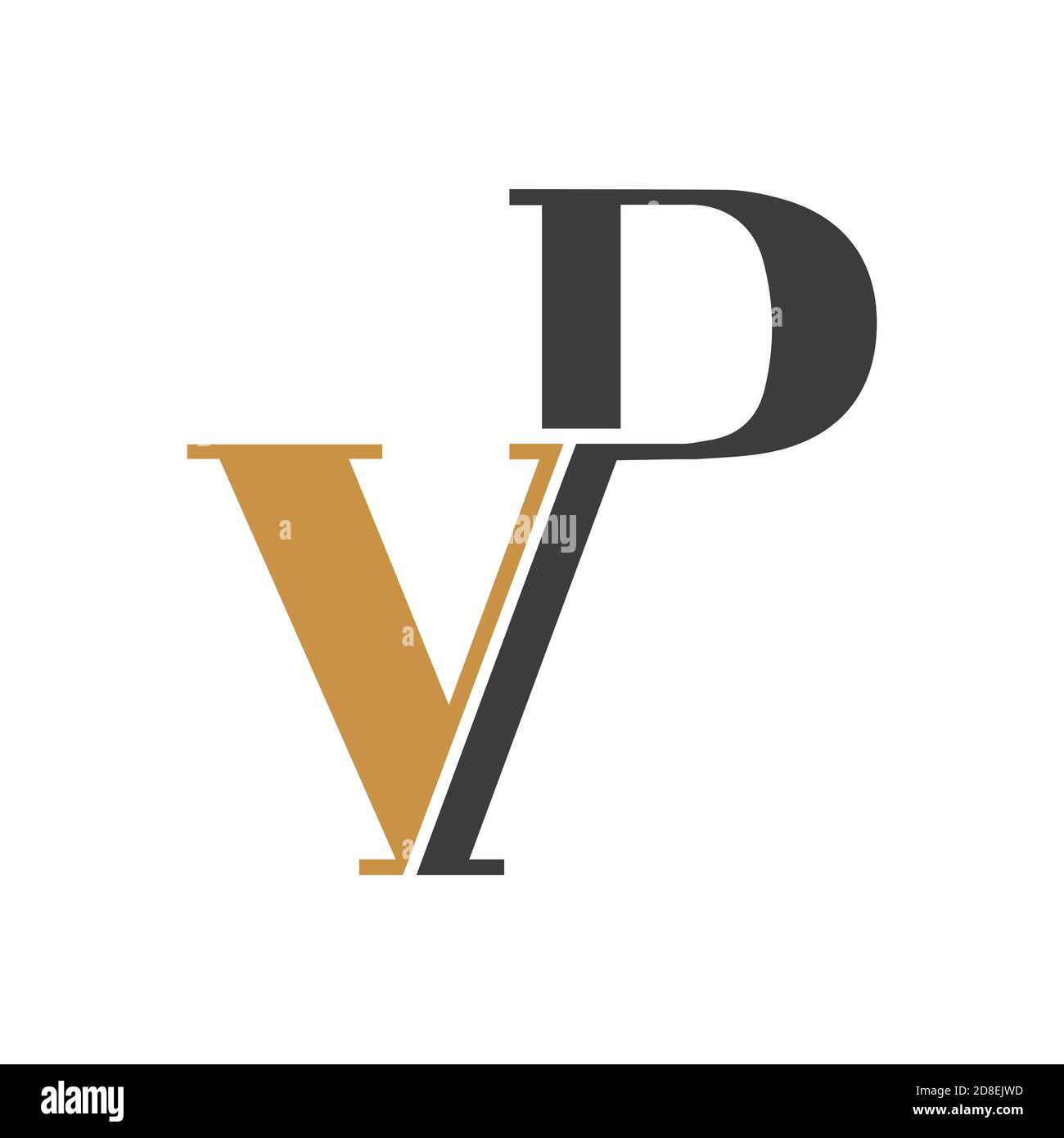 Initial letter vp logo or pv logo vector design template Stock Vector ...