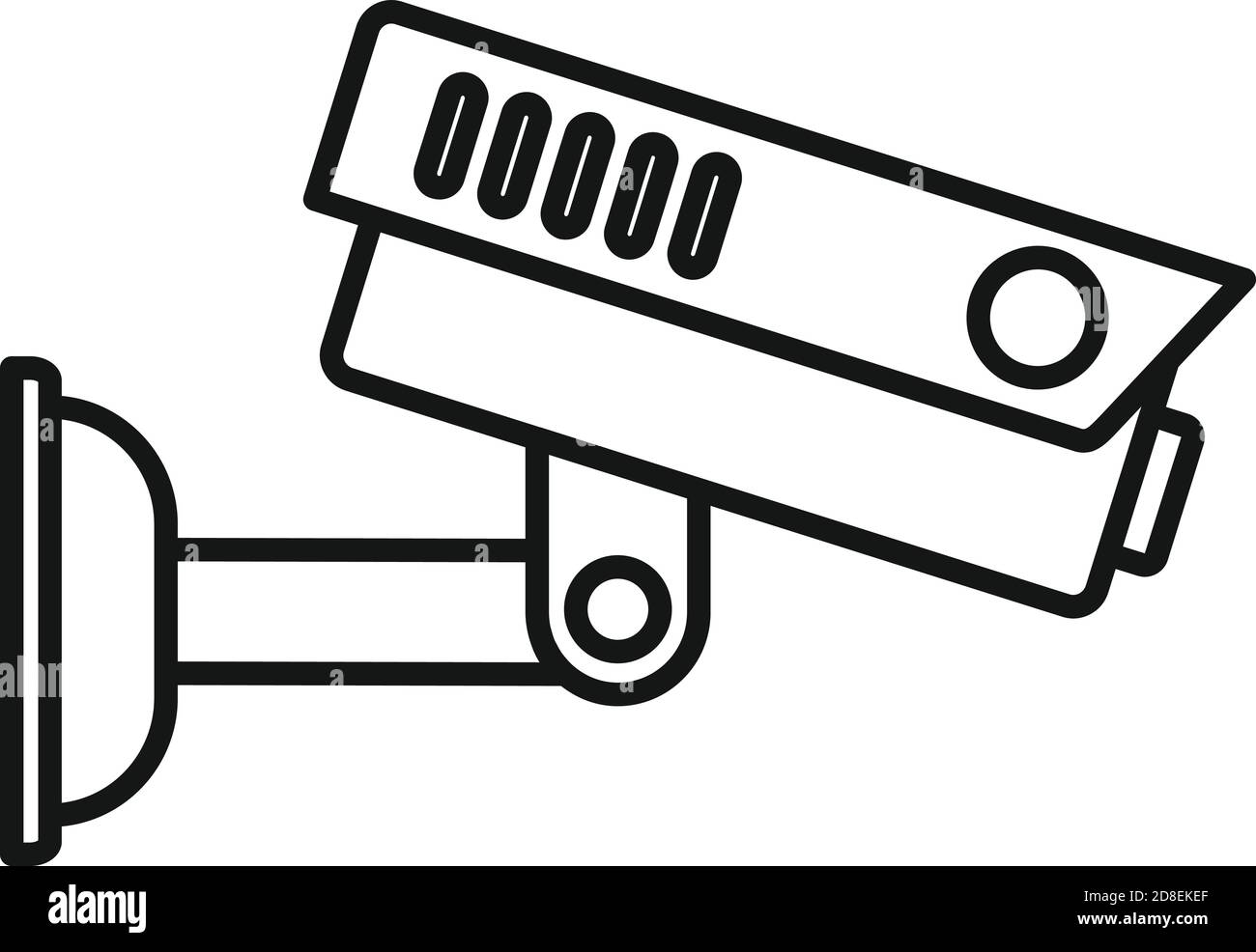 Airport security camera icon, outline style Stock Vector Image & Art ...