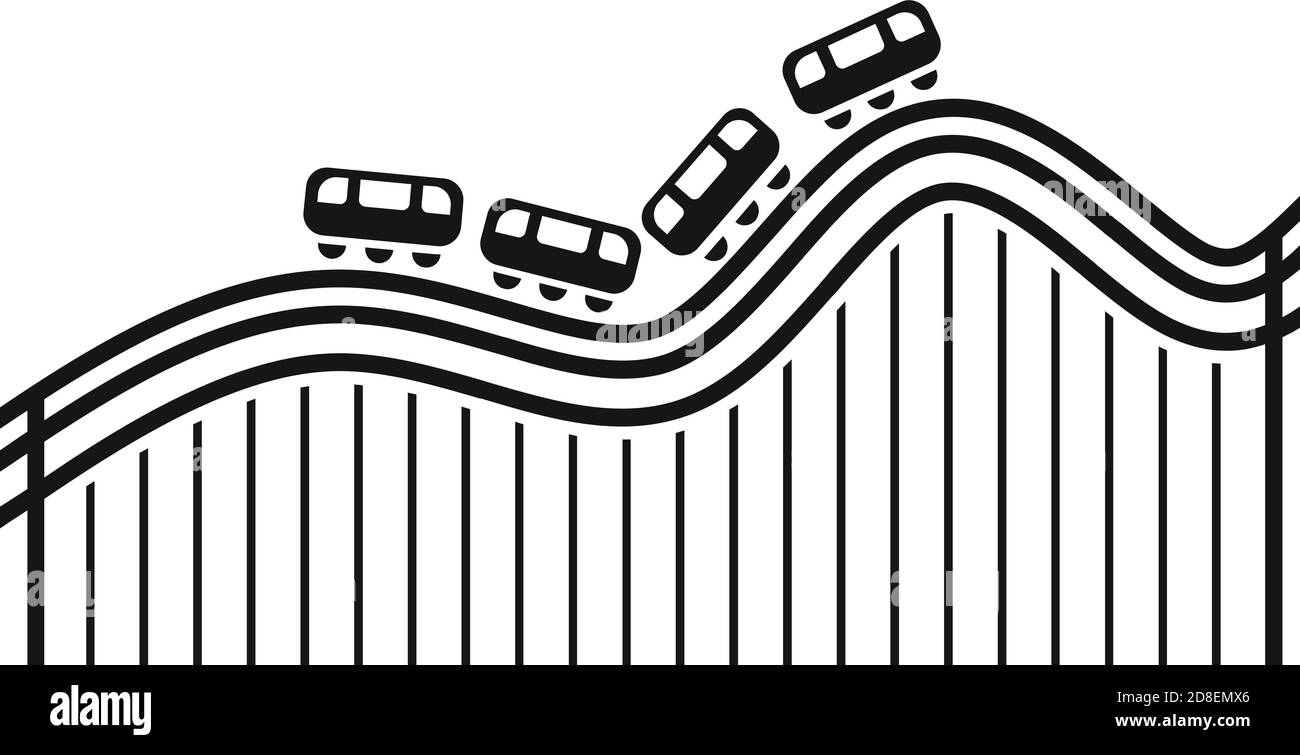 Kids rollercoaster fun Cut Out Stock Images & Pictures - Alamy