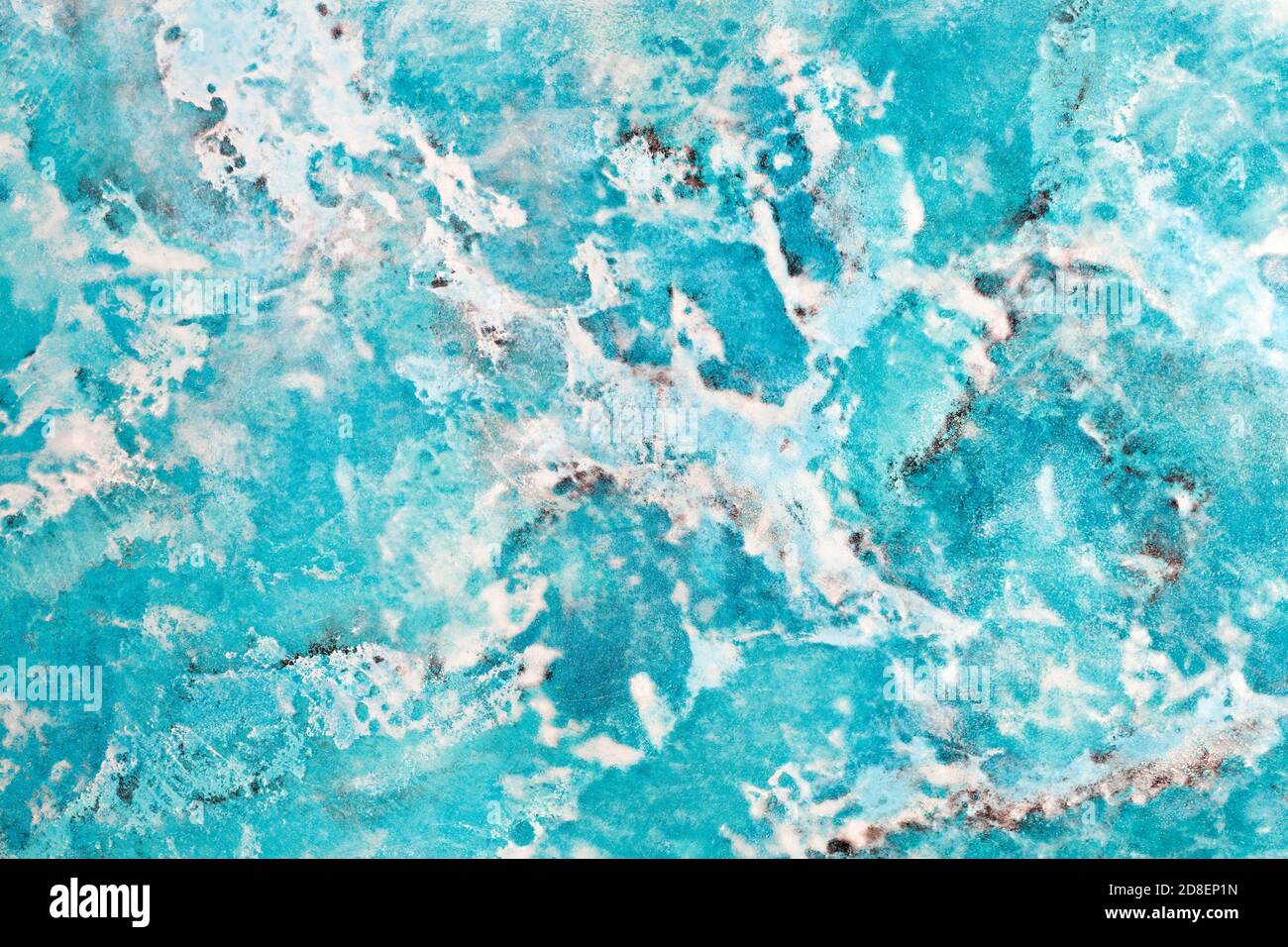 The marble texture of the polished turquoise surface Stock Photo - Alamy