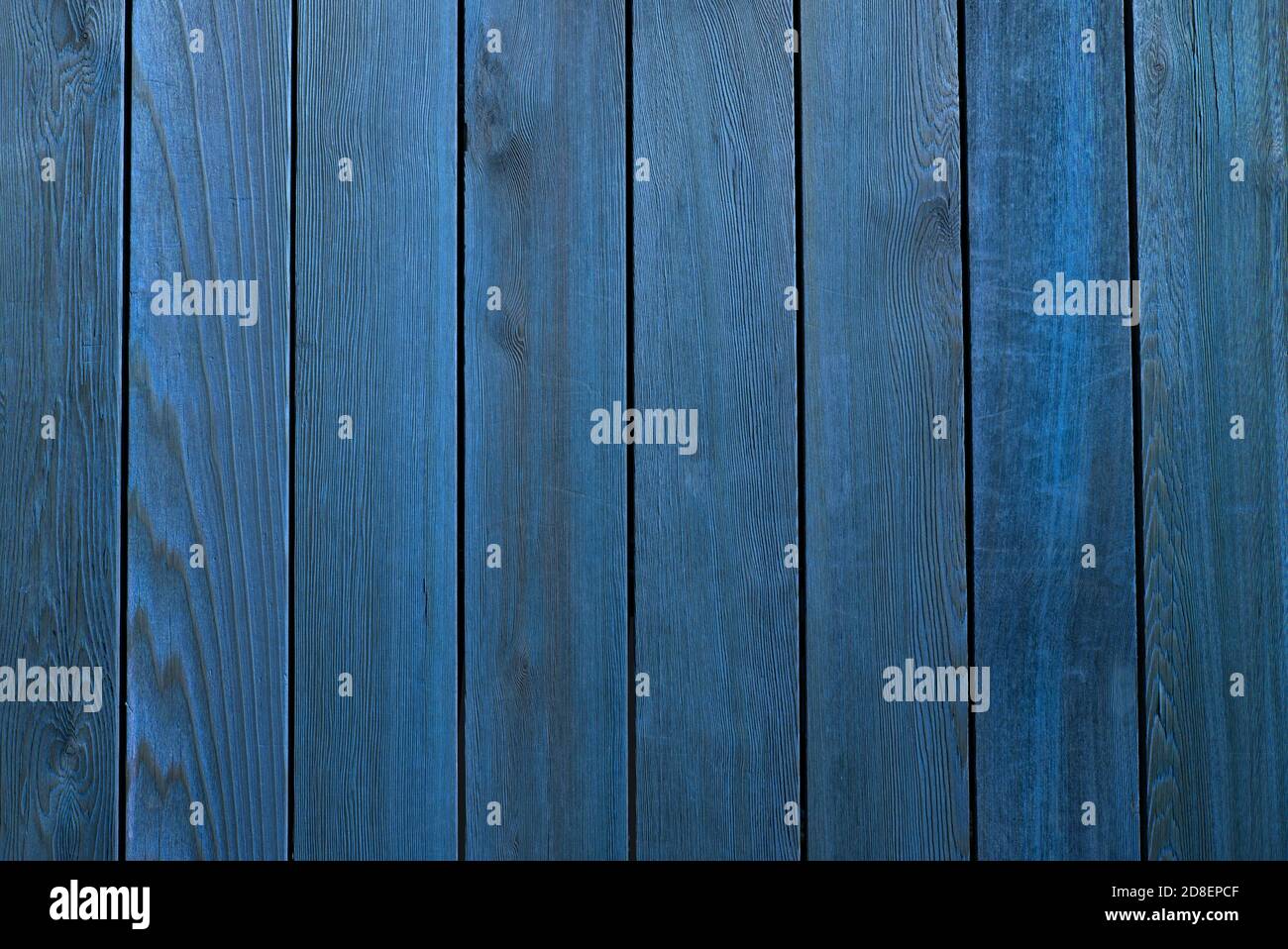 Old blue rustic dark wooden texture - panorama wood background long ...