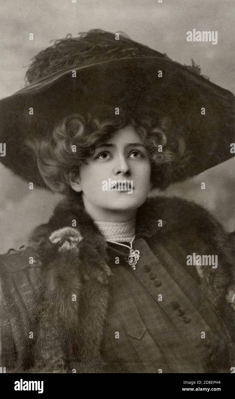 Vintage Postcard. Gabrielle Ray (English actress) - Philco 3188 F - photo by W & D Downey ...