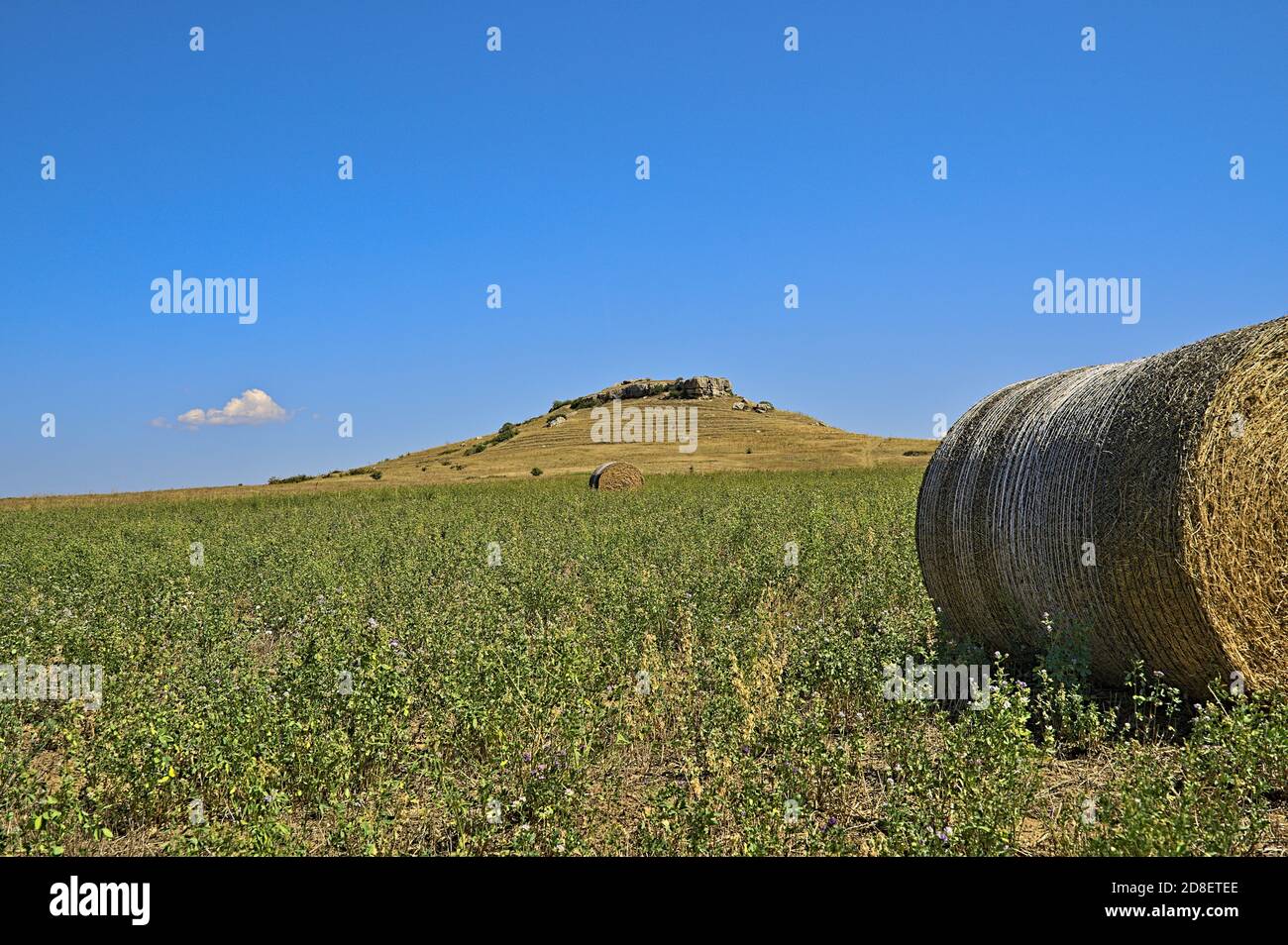 A hill called Kastro between Kilkis and Polykastro Stock Photo - Alamy