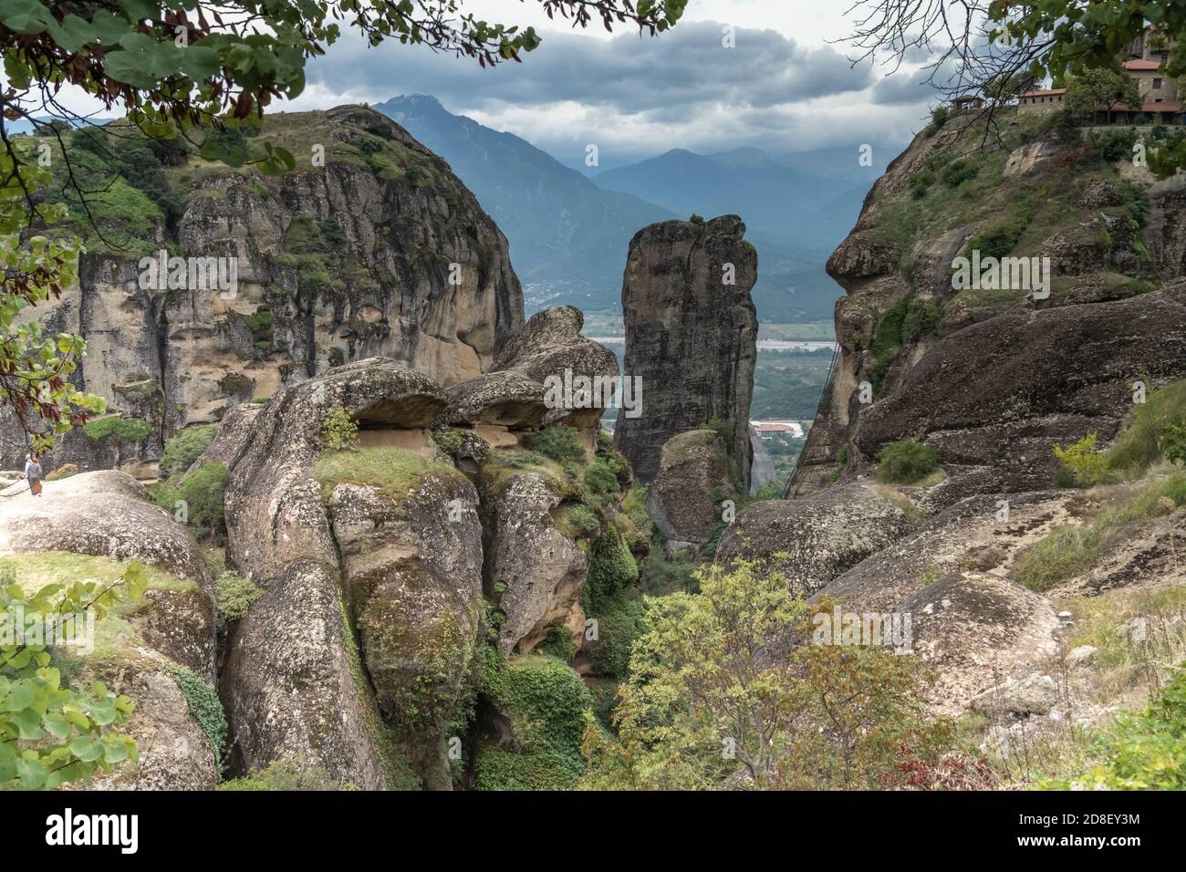 The Meteora a stunning rock formation in central Greece hosting one of ...