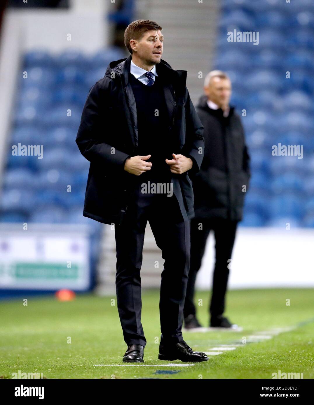 Rangers manager Steven Gerrard during the UEFA Europa League match at ...