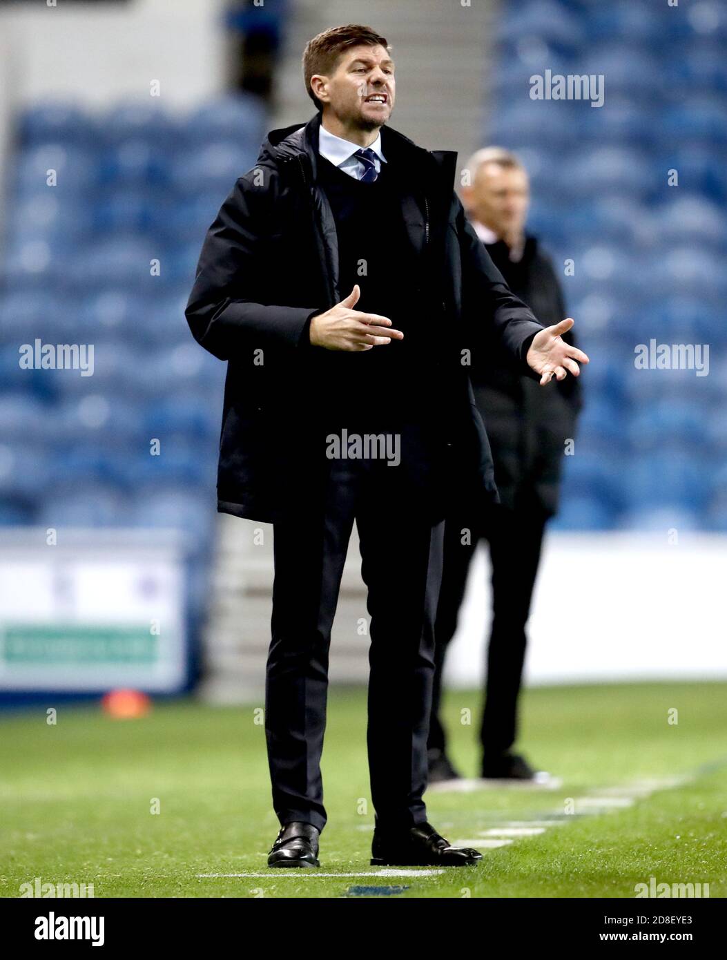 Rangers manager Steven Gerrard during the UEFA Europa League match at ...