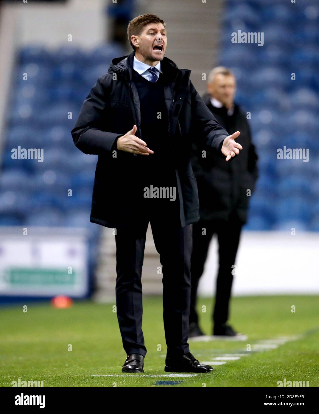 Rangers manager Steven Gerrard during the UEFA Europa League match at ...