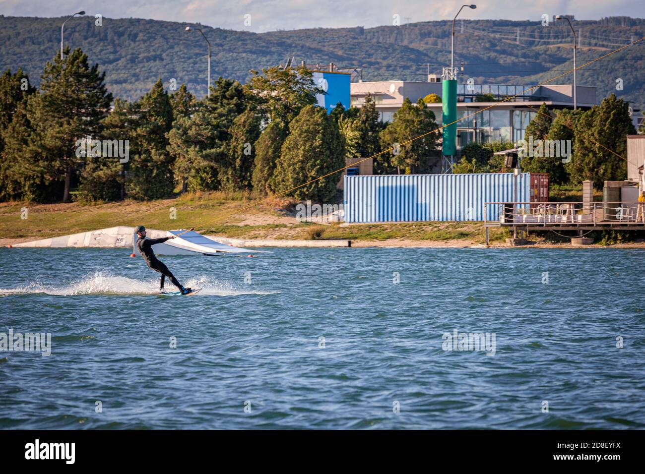 Man being pulled hi-res stock photography and images - Alamy