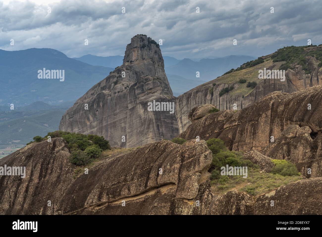 The Meteora a stunning rock formation in central Greece hosting one of ...