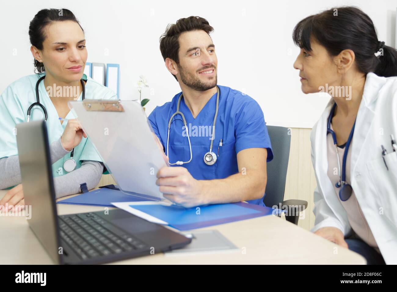 medical team working at the hospital all together Stock Photo - Alamy